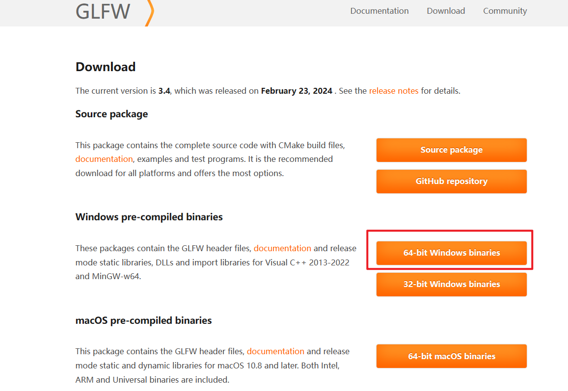 Visual Studio2022+glfw+glad（OpenGL）详细配置教程（面向小白）-零一物语